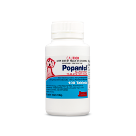 Popantel Allwormer Dog 22 lbs 100 Tablets VetShopmax